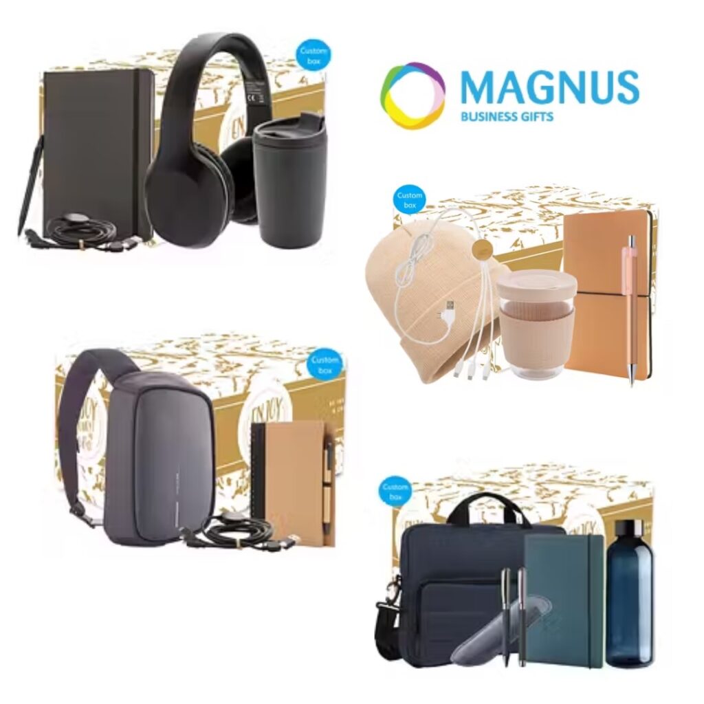 Great onboarding gift boxes 100% Welcome